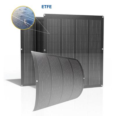 Painel solar flexível leve