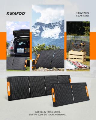 Cina IP65 200W pannelli solari portatili pieghevoli per camper batteria 12V in vendita