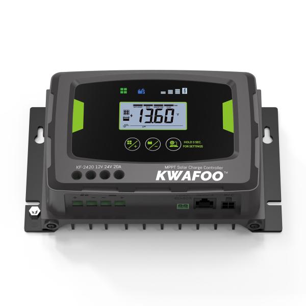 20a mppt solar charge controller 12v 24v for lifepo4 battery
