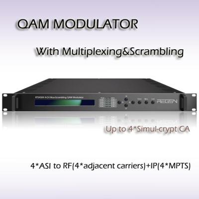 China RTS4504 Four-Channel Mux-Scrambling QAM Modulator for sale