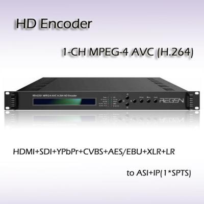China Digital TV HDMI SDI CVBS Ypbpr TO ASI&IP MPEG-4 AVC/H.264 HD Encoder REH2201 for sale