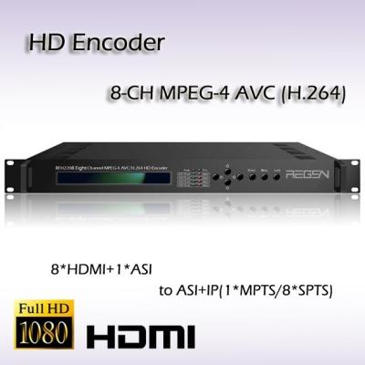 China IPTV HD Encoder HDMI H.264 Encoder Eight-Channel for sale