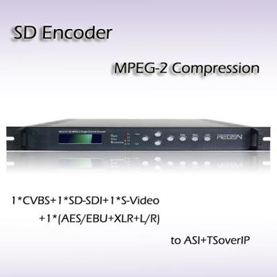 China CVBS SD-SDI Input MPEG-2 Single-Channel SD Encoder RES2101 for sale