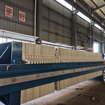 China Filter Press Providing Solid Liquid Separation for Printing Dyeing Slaughtering and Food Processing Industries with Large Filter Area 280m2 for sale
