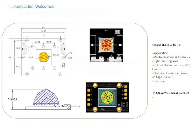 High Power COB LED 30W