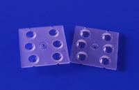 China 6 LED 5050SMD PC Lens Array 90 Degree for High Bay Light - 50x50x6.26mm Polycarbonate Optical Solution for sale