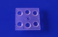 China 6 LED 5050SMD PC Lens Array 90 Degree for High Bay Light - 50x50x6.26mm Polycarbonate Optical Solution for sale