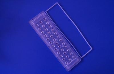 Cina lente asimmetrica dell'iluminazione pubblica del PC LED di grado di 3X12 140x70 per 1w 3030SMD LED 140-150LM/W in vendita