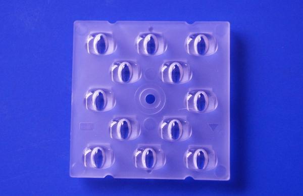 TYPE - 2 12 DANS 1 LENTILLE pour 3030 la lentille de réverbère de SMD 50X50mm pour l'Assemblée flexible