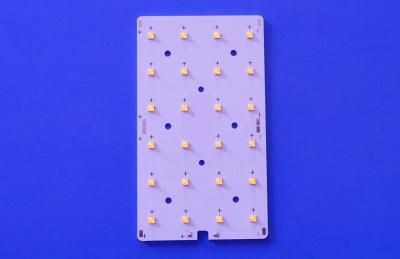 China 24 Grad-asymetrische geführte Straßenlaterne-optische Linse der Punkt-145x75 mit Modul PWB-3535 zu verkaufen