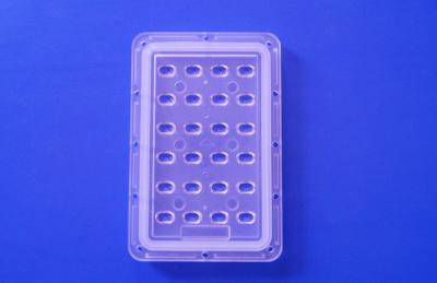 China 24 Grad-asymetrische geführte Straßenlaterne-optische Linse der Punkt-145x75 mit Modul PWB-3535 zu verkaufen