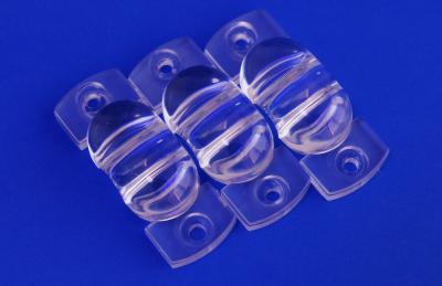 China 60 x 120 degree Wide angle Led Optical Lens with Limuleds , SSC , Edison Chip for sale
