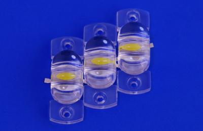 China 60 x 120 degree Wide angle Led Optical Lens with Limuleds , SSC , Edison Chip for sale