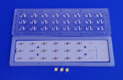 China Outdoor Led Street Light Components / Module PC Reflector Lens For Street Lighting for sale