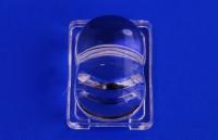 China LED Street Light Single Peanut Lens 1W 3W 60x120 Degree Beam Angle for Edison Chip for sale