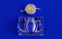 China LED Street Light Single Peanut Lens 1W 3W 60x120 Degree Beam Angle for Edison Chip for sale