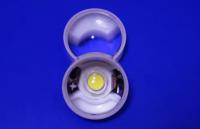 China PMMA LED Torch Lens 23mm Diameter with 93% Transmittance for 1W-3W SSC and Edison LEDs for sale