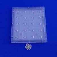 China XPE LED Modules 20W PC Lens for Road Lighting - 125x110mm Size with 143x73° Beam Angle for sale