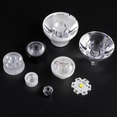China 1W 3W High Power PMMA Led Lens for aspheric condenser Led Spotlight for sale