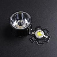 China PMMA 1W/3W LED Lens - 19.8mm Diameter, 90° Beam Angle Optical Lens for Flashlights for sale