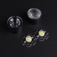 China PMMA 1W/3W LED Lens - 19.8mm Diameter, 90° Beam Angle Optical Lens for Flashlights for sale
