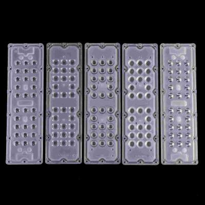 China SMD 5050 Geleide Hoge Baai Lichte Lens, 28 in 1 30 graad Geleide Lens 236x70mm Te koop