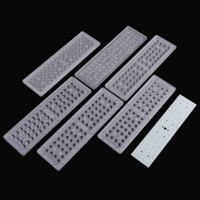 China Optical PC Street Lamp Module 50W SMD3030 PCB Module Street Light Array Lens for sale
