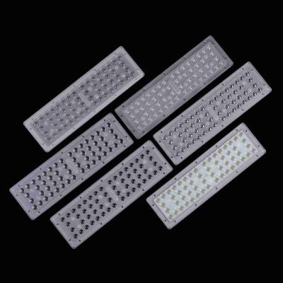 China Optical PC Street Lamp Module 50W SMD3030 PCB Module Street Light Array Lens for sale