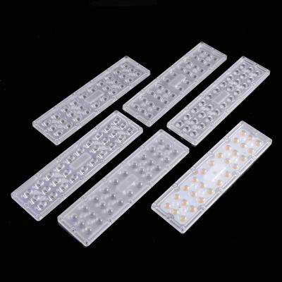 China Optical PC 5050 LED Street Light Lens 93% Transmittance For SKD Led Light for sale
