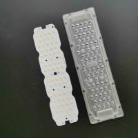 China Custom Optical LED Lens for 72 IN 1 SMD 3030 PCB Board 250x74mm 80x150 Degree for sale