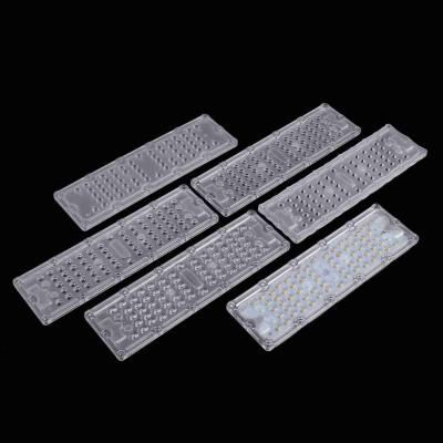 China Led Street Light Lens 80x150 Degree Led Light Module With Heat Sink for sale