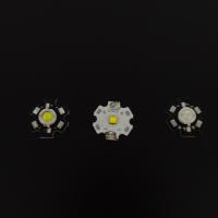 China 1W High Power LED Diode 520nm with Star PCB - 2.2-2.8V, 400mA, 70-80lm Output for sale