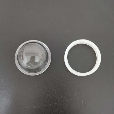 China 50Mm Led Glass Lens , Road Lamp / Led Street Light Module With Metal Holder for sale