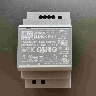 China 60W 24V Constant Voltage LED Power Supply DIN Rail Mountable for Household and Industrial Lighting for sale