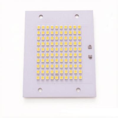 China 50W 2835 SMD LED Module for Flood Lights & Street Lighting 10S10P Aluminum PCB Board Manufacturer for sale