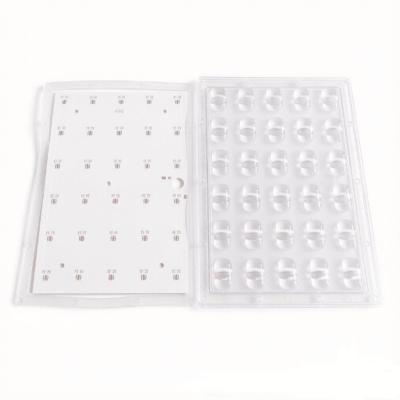 China 30W LED Street Light Optical Lens Module 90×126° PC Lens with Aluminum PCB OEM Manufacturer for sale