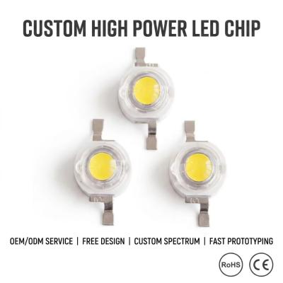 China 3W High Power Bridgelux LED Chip 240lm 6000K–6500K White LED Emitter for Street Light, Flood Light & Industrial Lighting OEM LED Manufacturer for sale