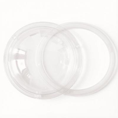 China 168mm LED Lens Cover with Gasket 120° Optical PC 91% Light Transmittance for High Bay Industrial LED Lighting for sale