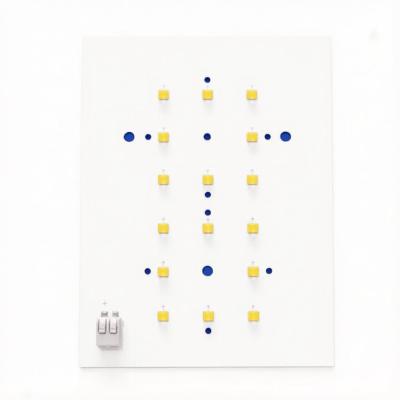 China Custom 8-in-1 LED PCB Module with Optical Lens Aluminum PCB OEM LED Module Manufacturer for sale