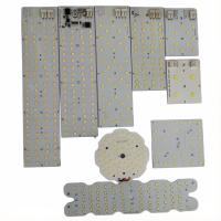 China Custom SMD LED PCB Board Aluminum 1oz Copper Single Layer White Black for sale