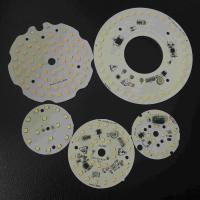 China Custom SMD LED PCB Board Aluminum 1oz Copper Single Layer White Black for sale