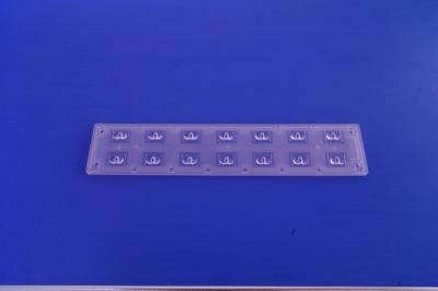 China Small Footprint 7w Optical Led Lens Array Collimation Street Led Lens for sale