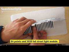 64 in 1 leidde Tunnel Lichte SMD 3030 Lens met PCB-Module/Geleide Opticalenzen leidde