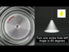 120 degree 3030 LED High Bay Light Lens 64 In 1 Circular Industrial Mining Lamp UFO Lens