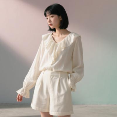 China Soft Polyester Pants Fabric Breathable 43% Polyester 57% Cotton Fabrics 184GSM for sale
