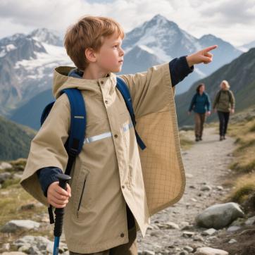 China Waterproof 100 Polyester Fabric 47GSM Cape Fabric Breathable For Children for sale