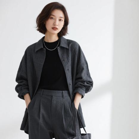 Quality Black Lightweight Clothing Fabric 100% Polyester Lightweight Apparel Fabric 85GSM for sale