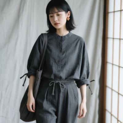 China Dark Textured Fabrics 20% LONGCELL 58% Polyester 22% Tencel Hoodie Fabric 102GSM for sale