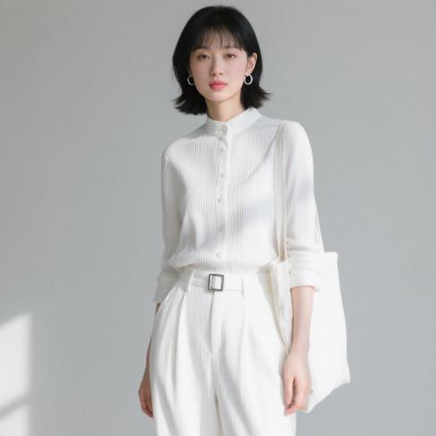 Quality 170GSM Polyester Clothing Fabric 64% Polyester 36% Tencel Dress Shirt Fabrics Comfortable Texture for sale