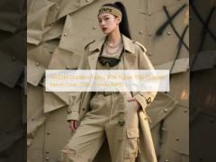 143GSM Outdoor Fabric 90% Nylon 10% Outdoor Trench Coat, Coat, Trendy Pants